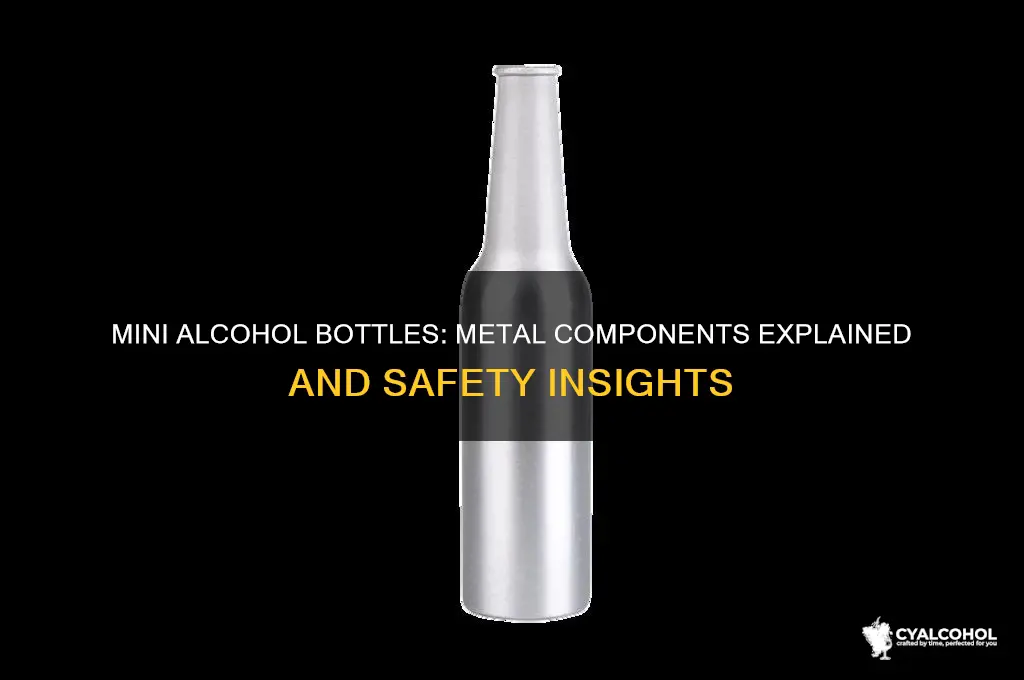 Mini Alcohol Bottles: Metal Components Explained And Safety Insights ...