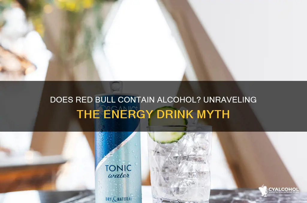 Does Red Bull Contain Alcohol? Unraveling The Energy Drink Myth | CyAlcohol