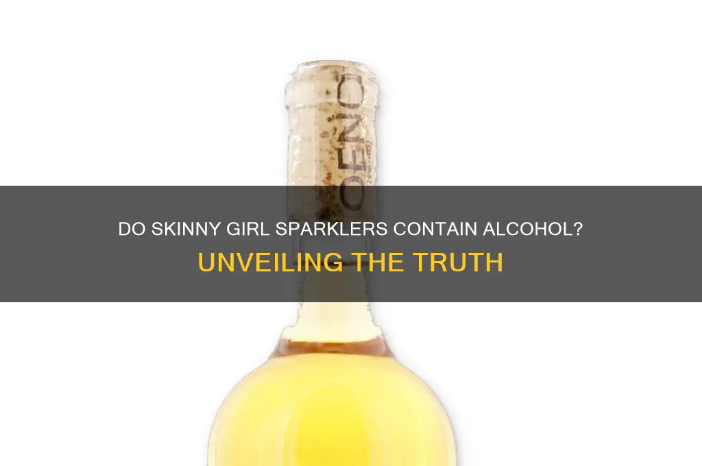 Do Skinny Girl Sparklers Contain Alcohol? Unveiling The Truth | CyAlcohol