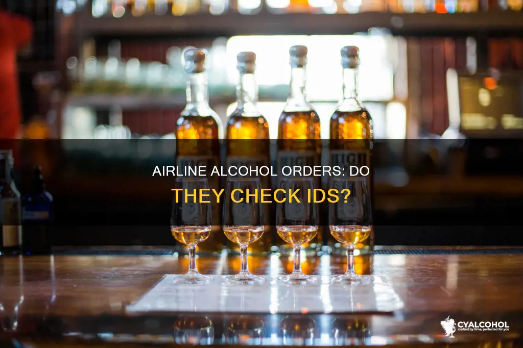 Airline Alcohol Orders: Do They Check Ids? | CyAlcohol