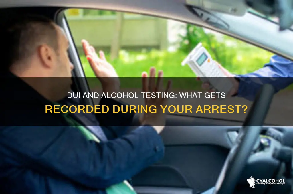 Dui And Alcohol Testing: What Gets Recorded During Your Arrest? | CyAlcohol