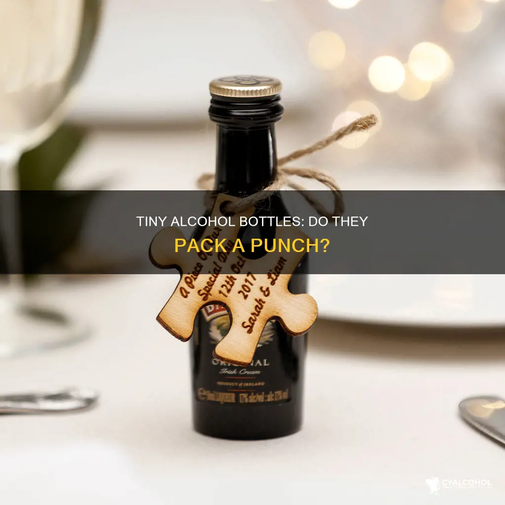 Tiny Alcohol Bottles: Do They Pack A Punch? | CyAlcohol