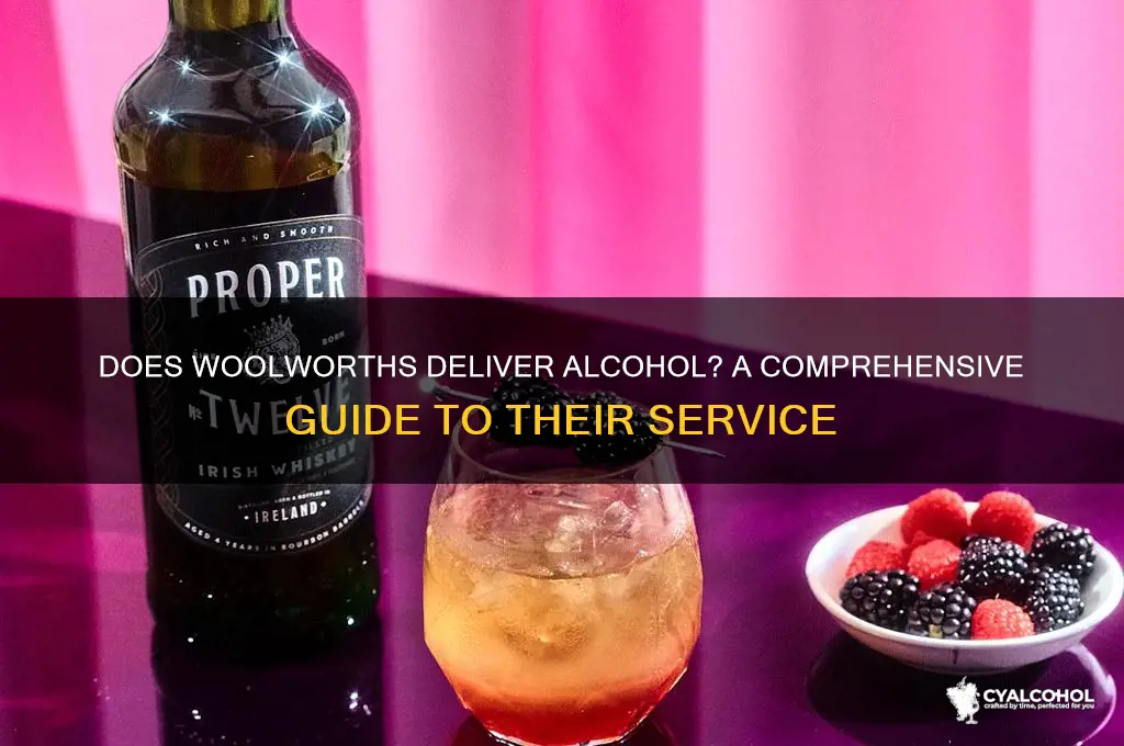 Does Woolworths Deliver Alcohol? A Comprehensive Guide To Their Service ...