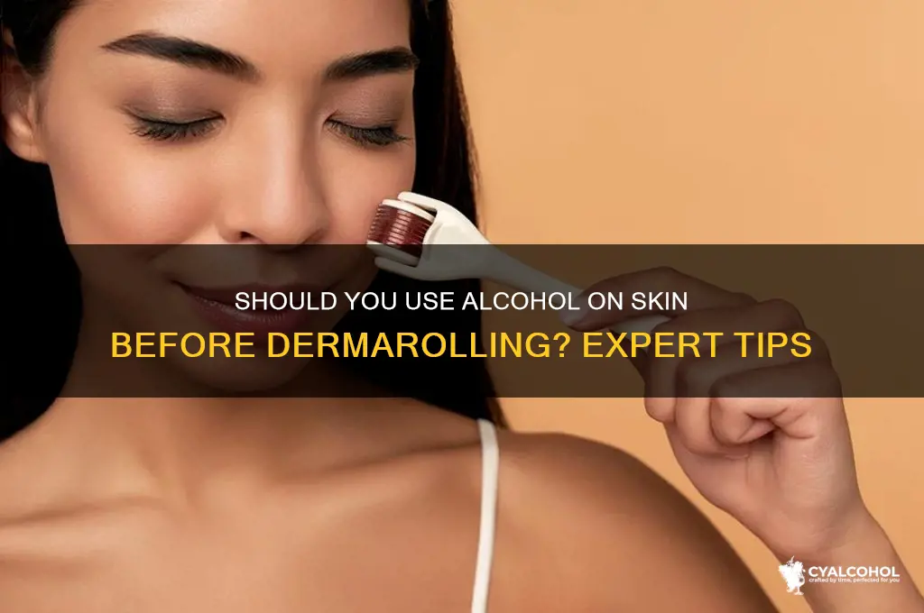 Should You Use Alcohol On Skin Before Dermarolling? Expert Tips | CyAlcohol
