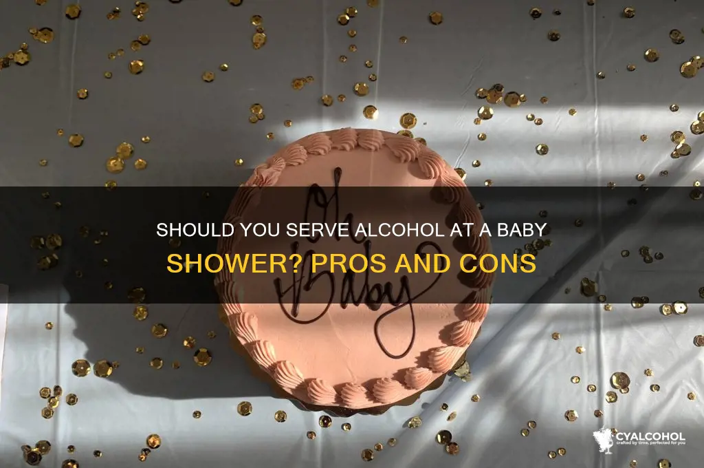 Should You Serve Alcohol At A Baby Shower? Pros And Cons | CyAlcohol