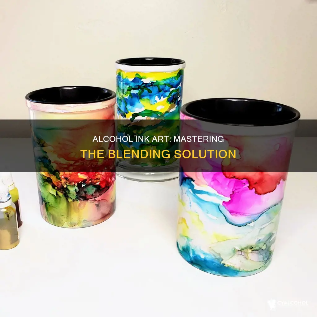 Alcohol Ink Art: Mastering The Blending Solution | CyAlcohol