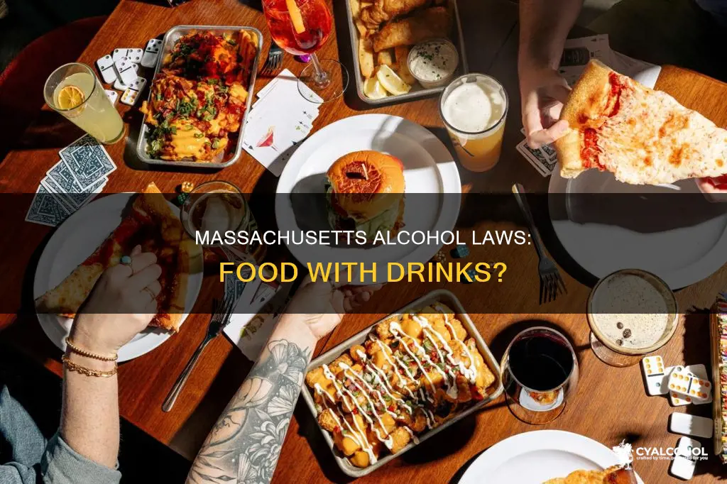 Massachusetts Alcohol Laws: Food With Drinks? | CyAlcohol