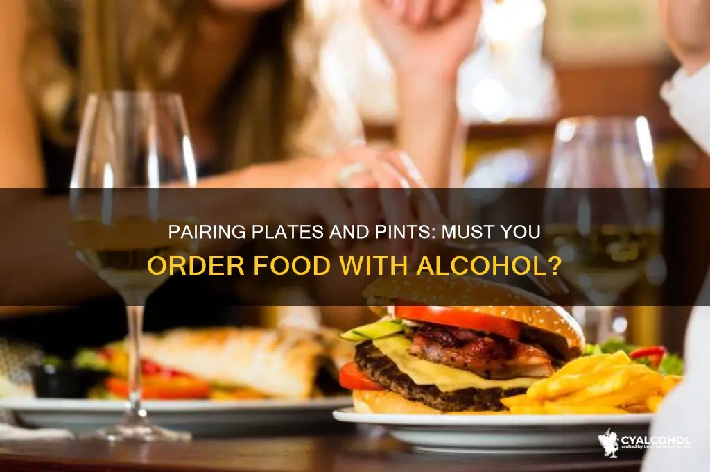 Pairing Plates And Pints: Must You Order Food With Alcohol? | CyAlcohol