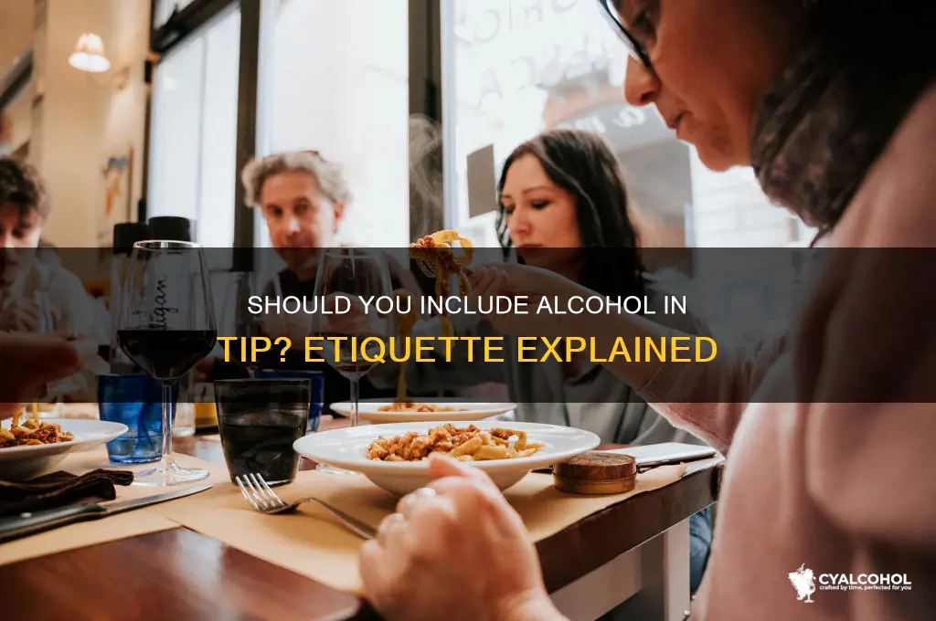 Should You Include Alcohol In Tip? Etiquette Explained | CyAlcohol