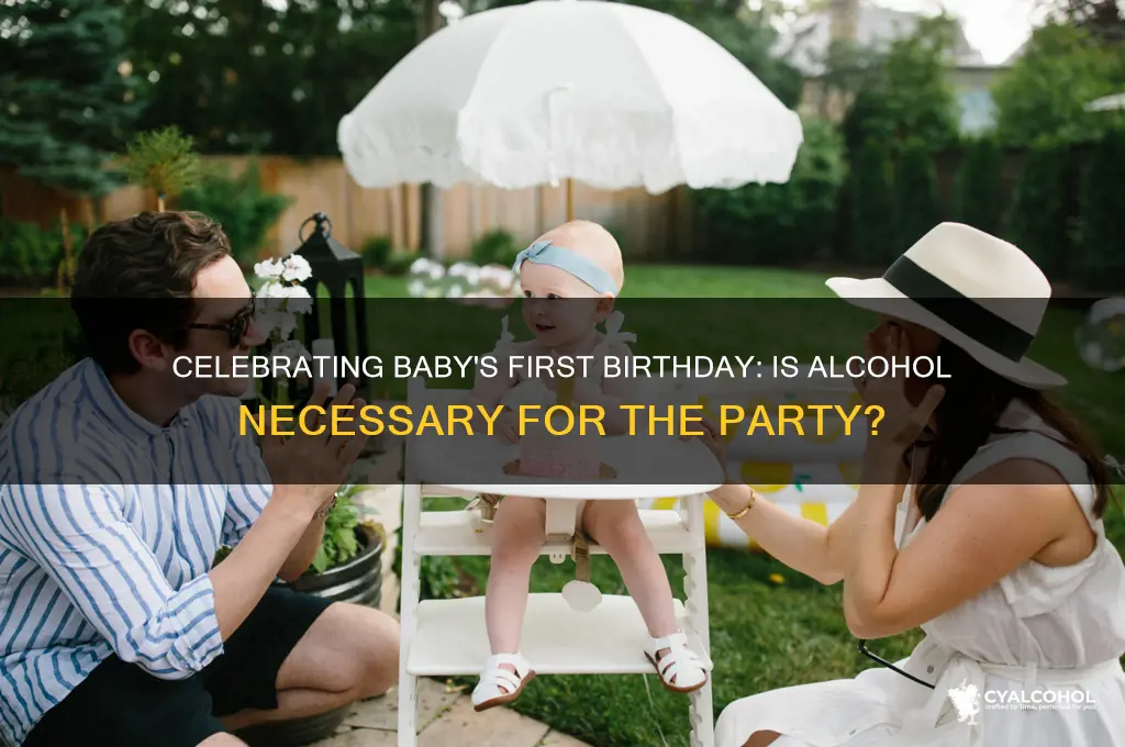 Celebrating Baby's First Birthday: Is Alcohol Necessary For The Party ...