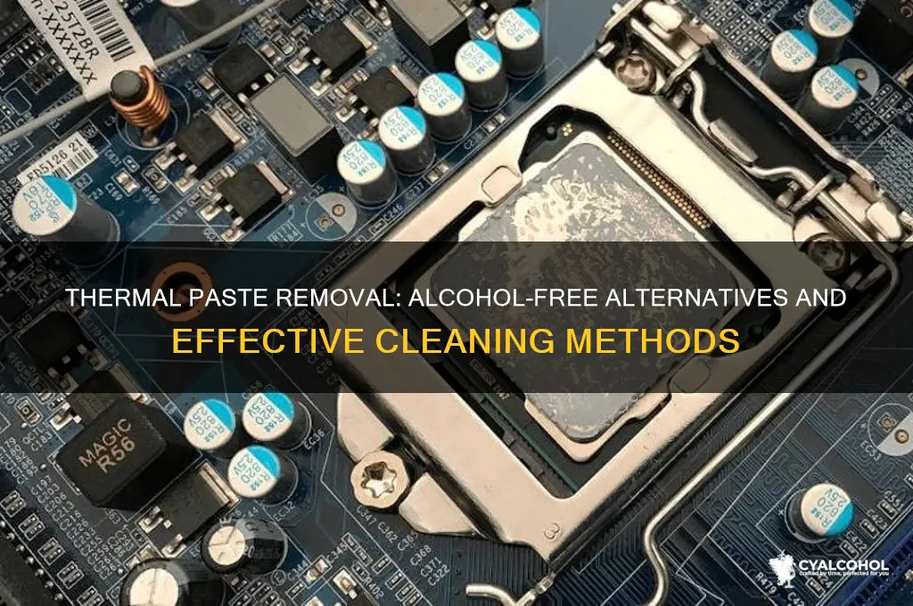 Thermal Paste Removal: Alcohol-Free Alternatives And Effective Cleaning ...