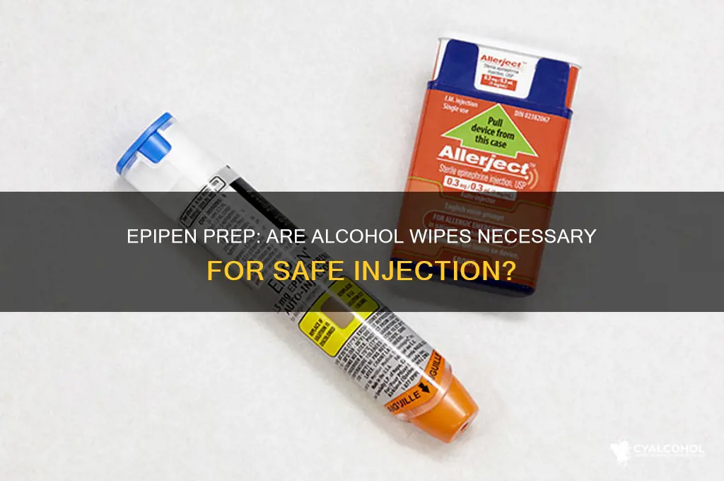 Epipen Prep: Are Alcohol Wipes Necessary For Safe Injection? | CyAlcohol