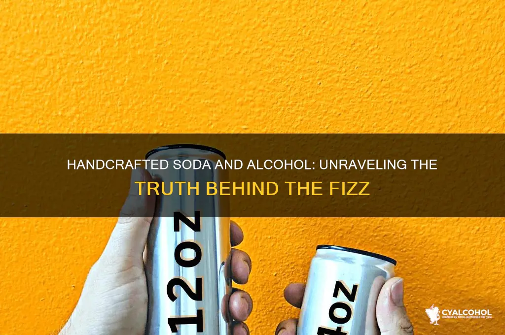 Handcrafted Soda And Alcohol: Unraveling The Truth Behind The Fizz ...