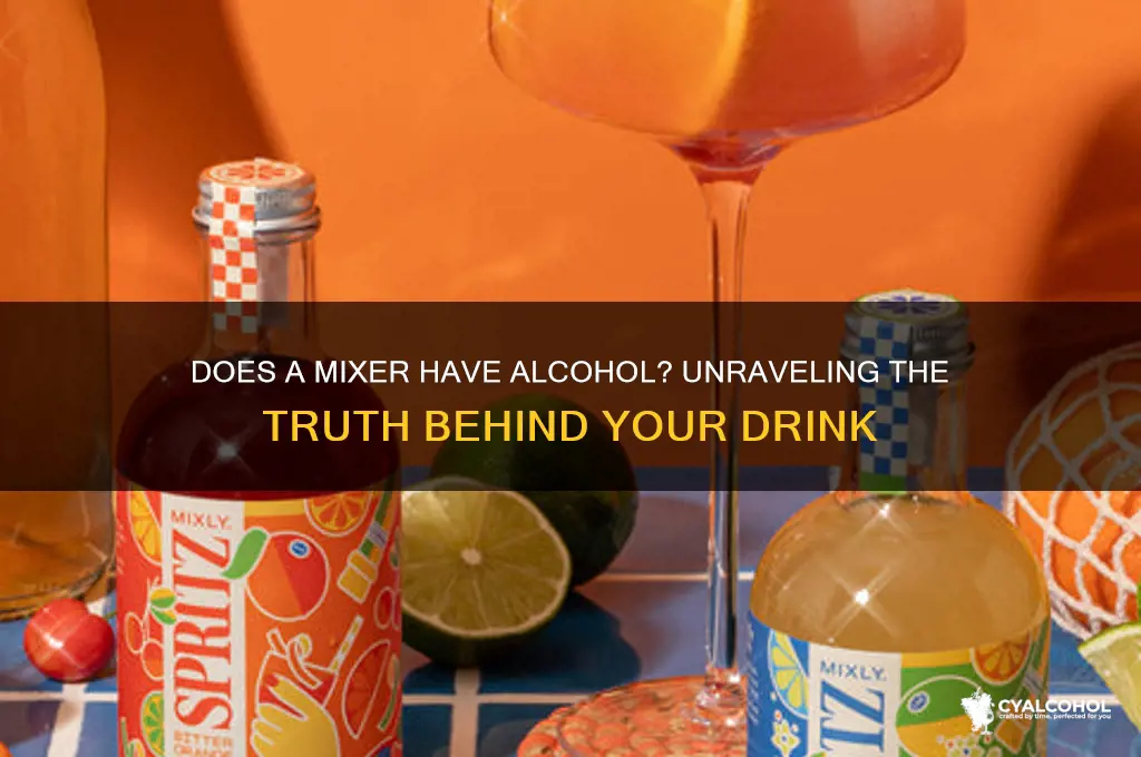 Does A Mixer Have Alcohol? Unraveling The Truth Behind Your Drink ...