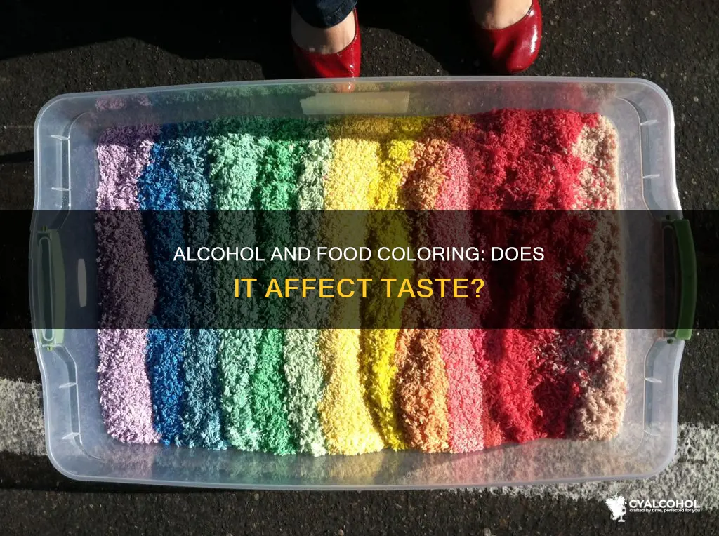 Alcohol And Food Coloring: Does It Affect Taste? | CyAlcohol