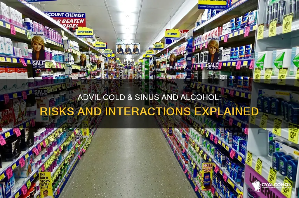 Advil Cold & Sinus And Alcohol: Risks And Interactions Explained ...