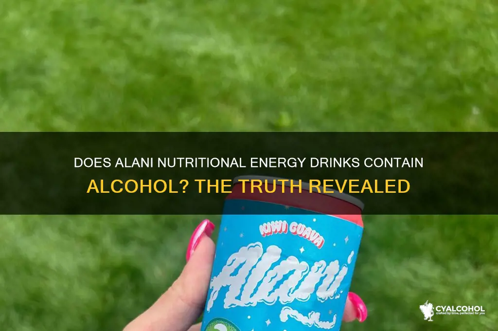 Does Alani Nutritional Energy Drinks Contain Alcohol? The Truth ...