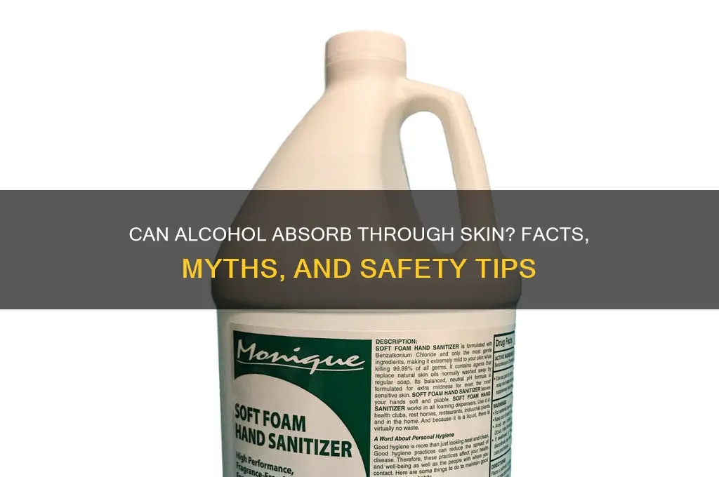 Can Alcohol Absorb Through Skin? Facts, Myths, And Safety Tips | CyAlcohol