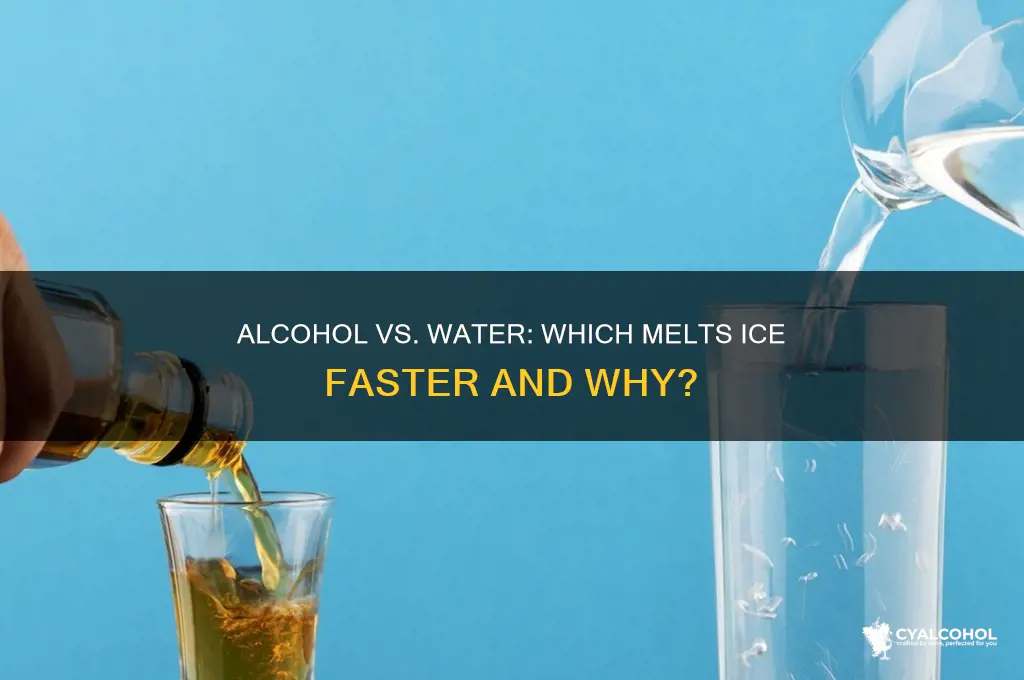 Alcohol Vs. Water: Which Melts Ice Faster And Why? | CyAlcohol