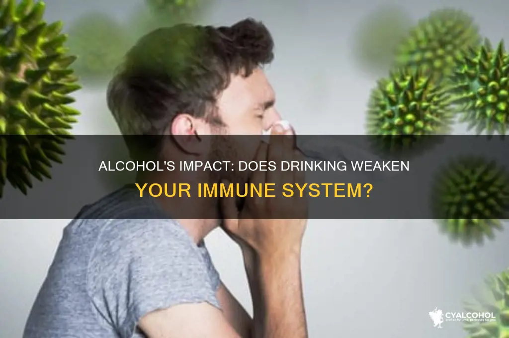 Alcohol's Impact: Does Drinking Weaken Your Immune System? | CyAlcohol