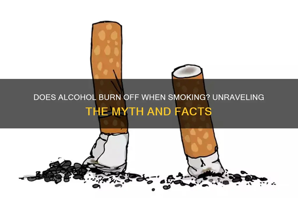 Does Alcohol Burn Off When Smoking? Unraveling The Myth And Facts ...