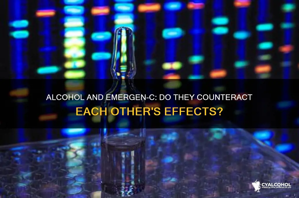 Alcohol And Emergen-C: Do They Counteract Each Other's Effects? | CyAlcohol