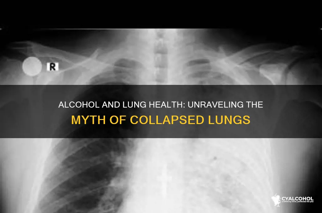 Alcohol And Lung Health: Unraveling The Myth Of Collapsed Lungs | CyAlcohol