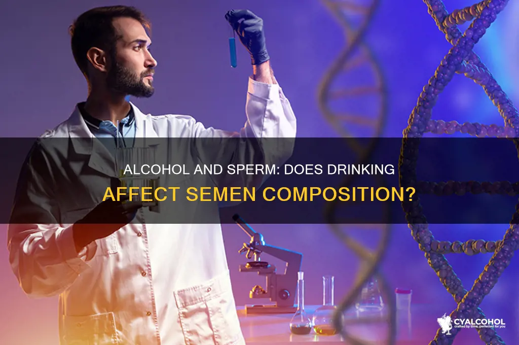 Alcohol And Sperm: Does Drinking Affect Semen Composition? | CyAlcohol