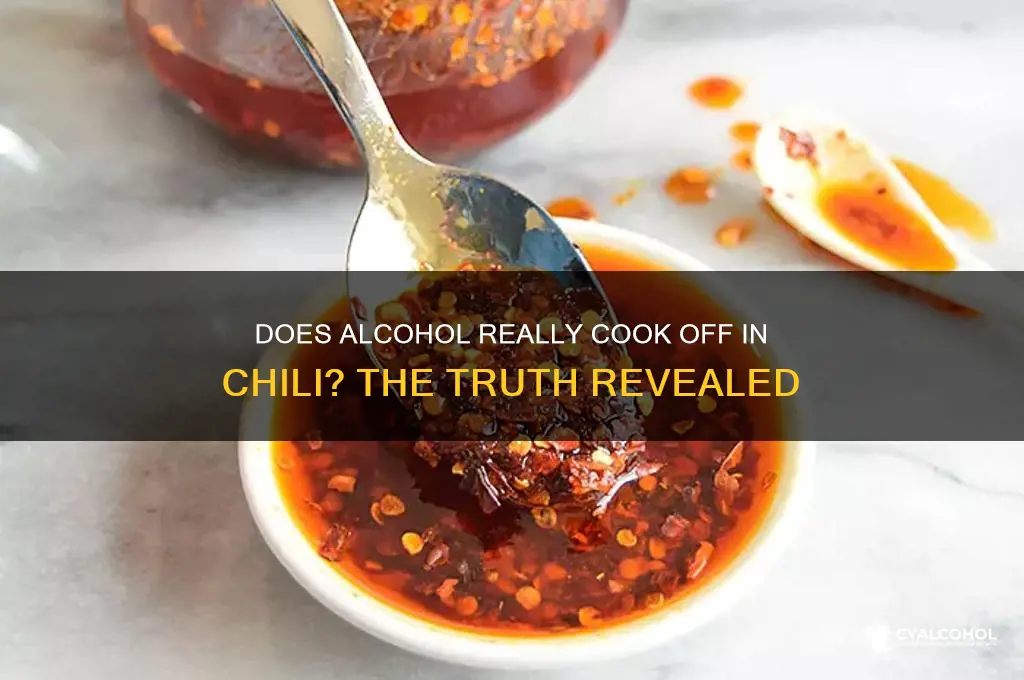 Does Alcohol Really Cook Off In Chili? The Truth Revealed | CyAlcohol