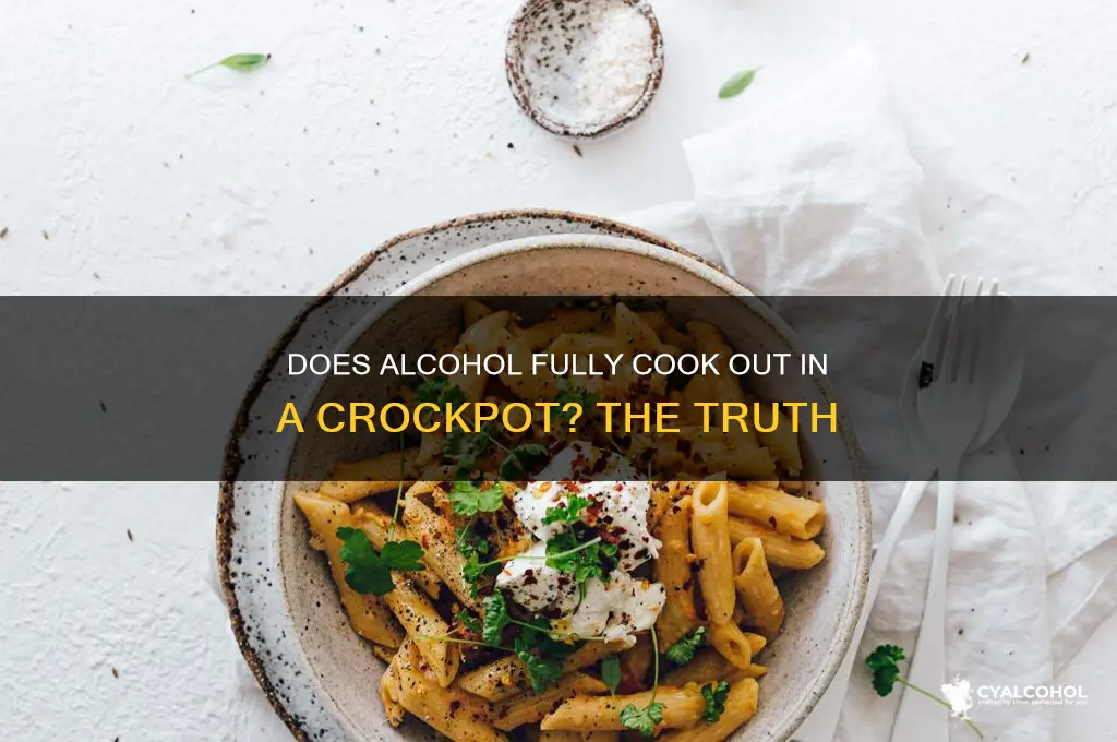 Does Alcohol Fully Cook Out In A Crockpot? The Truth | CyAlcohol
