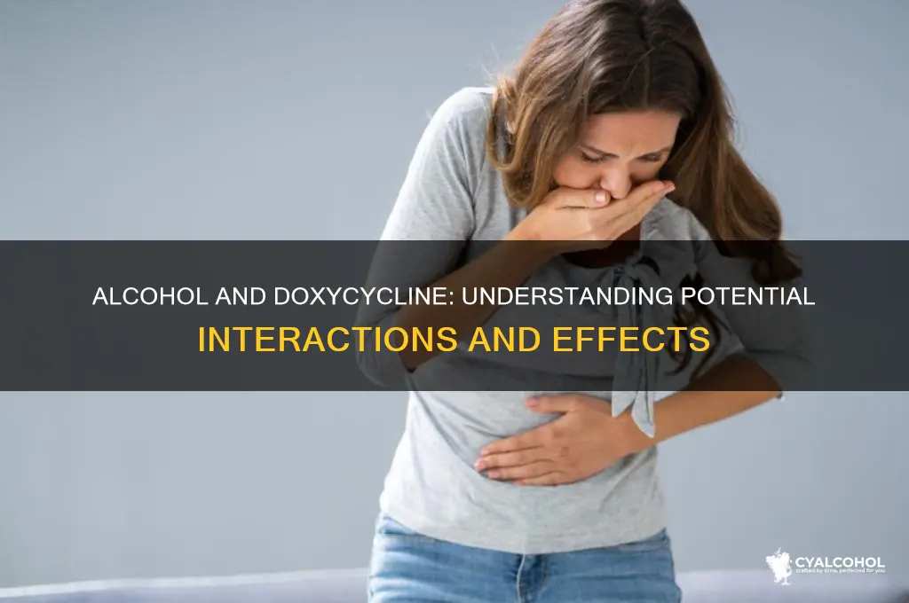 Alcohol And Doxycycline: Understanding Potential Interactions And ...