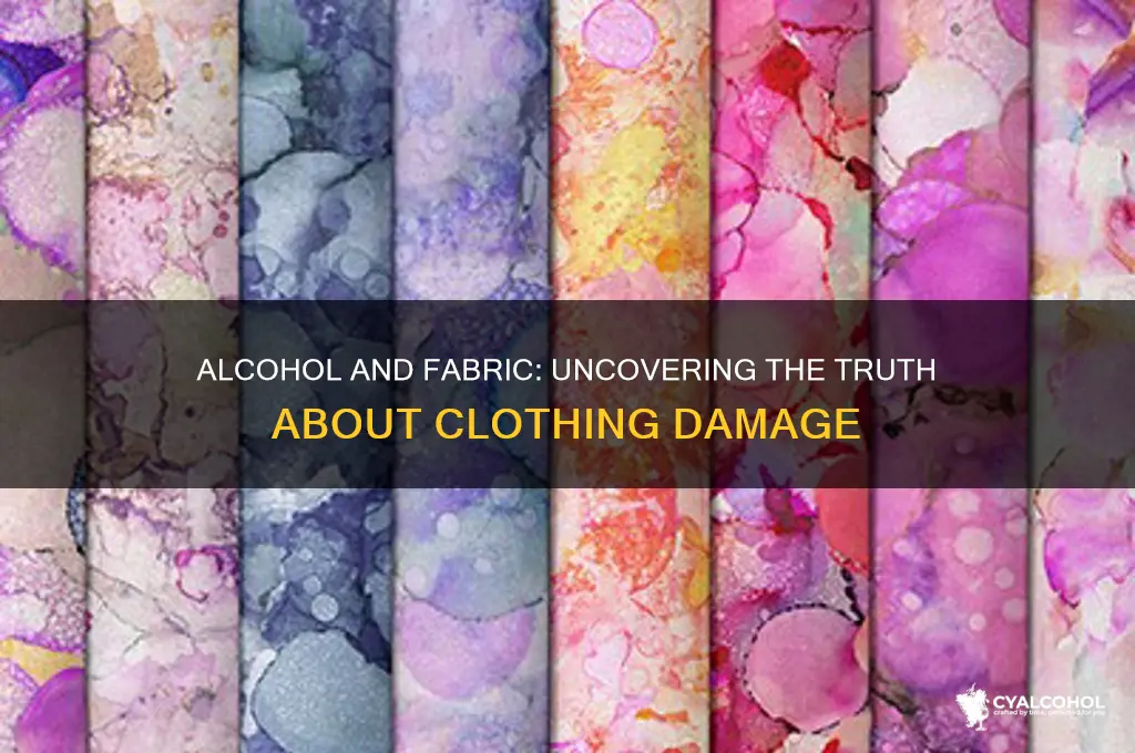Alcohol And Fabric: Uncovering The Truth About Clothing Damage | CyAlcohol
