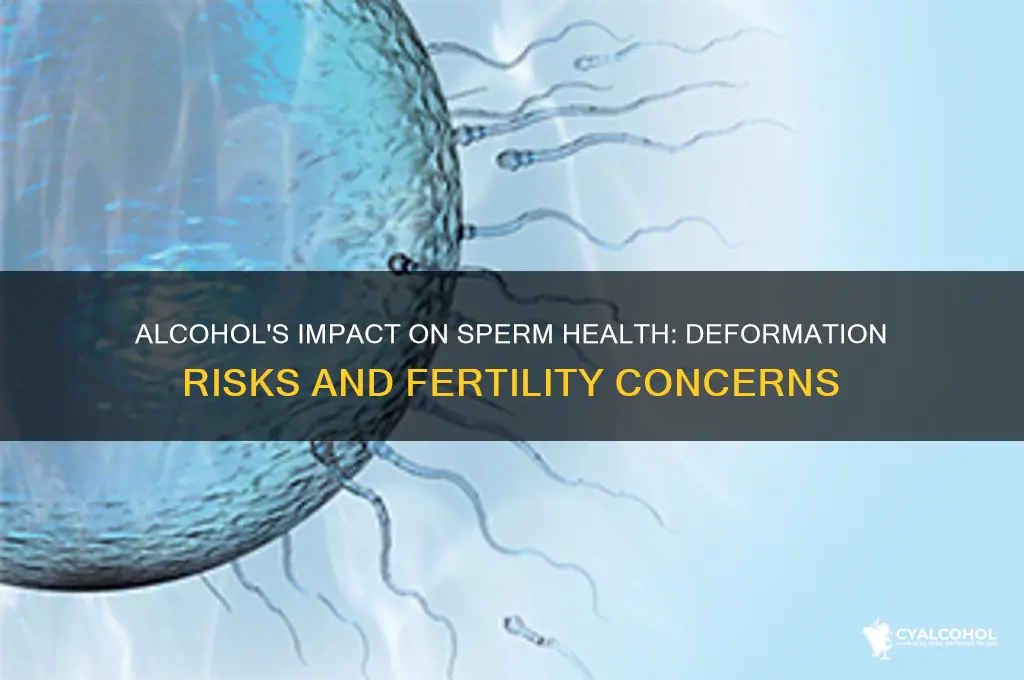 Alcohol's Impact On Sperm Health: Deformation Risks And Fertility ...
