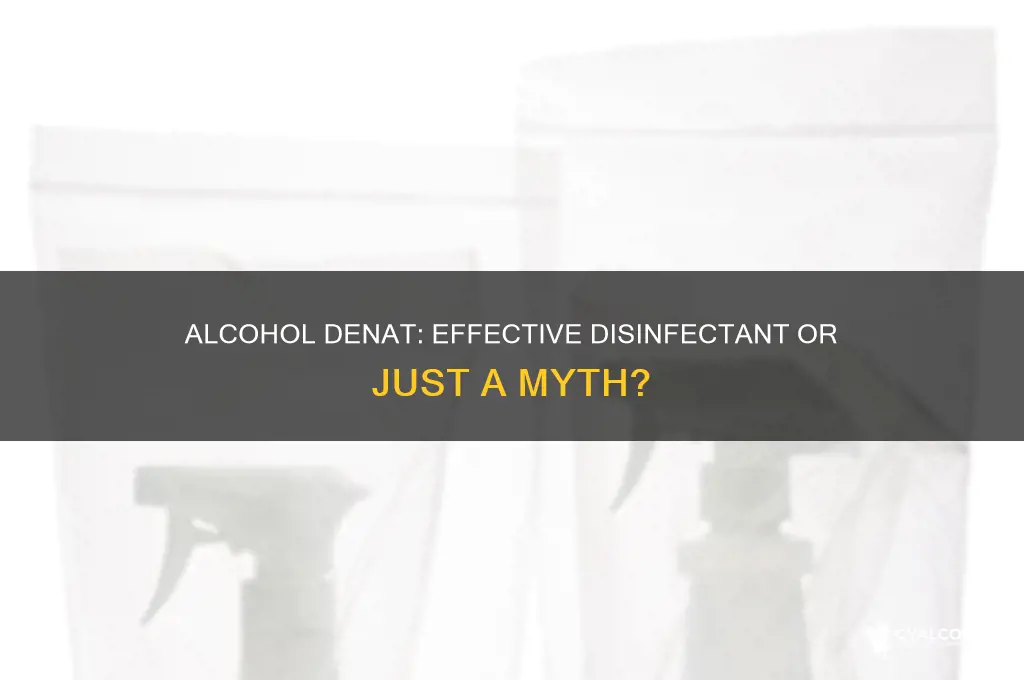 Alcohol Denat: Effective Disinfectant Or Just A Myth? | CyAlcohol