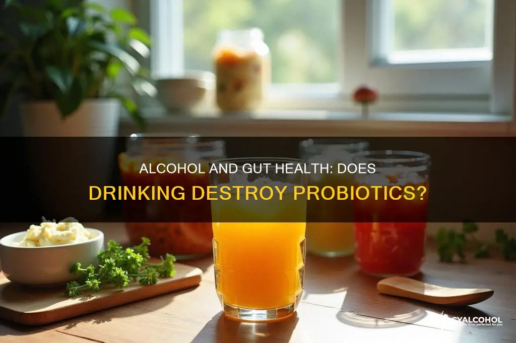 Alcohol And Gut Health: Does Drinking Destroy Probiotics? | CyAlcohol