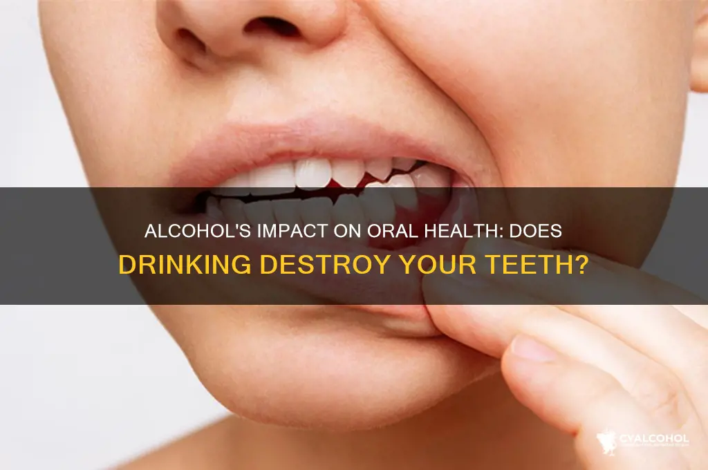Alcohol's Impact On Oral Health: Does Drinking Destroy Your Teeth ...