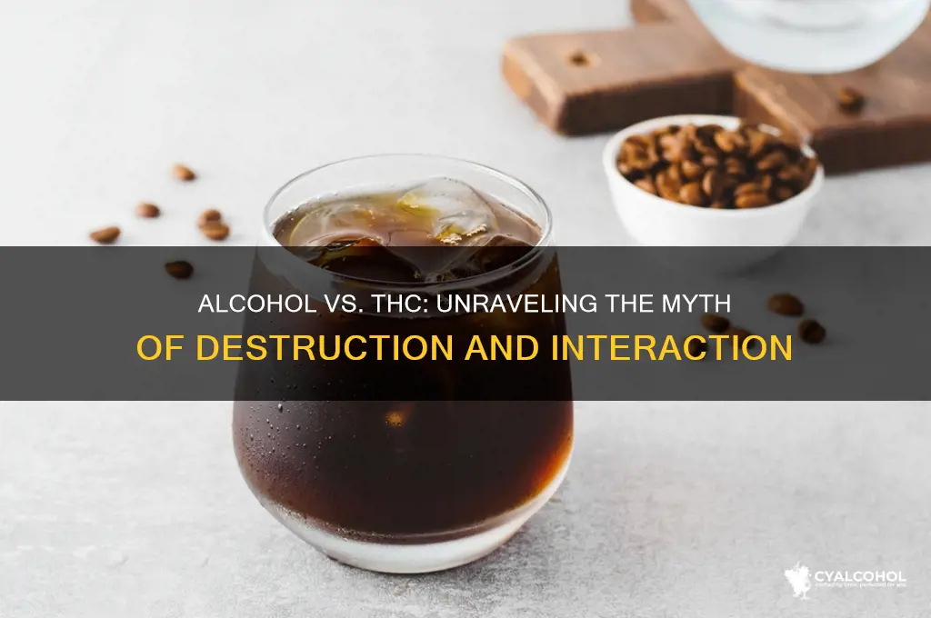 Alcohol Vs. Thc: Unraveling The Myth Of Destruction And Interaction ...