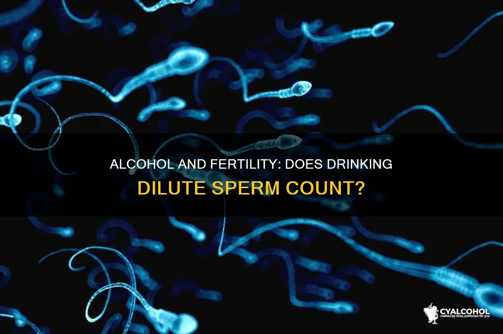 Alcohol And Fertility: Does Drinking Dilute Sperm Count? | CyAlcohol
