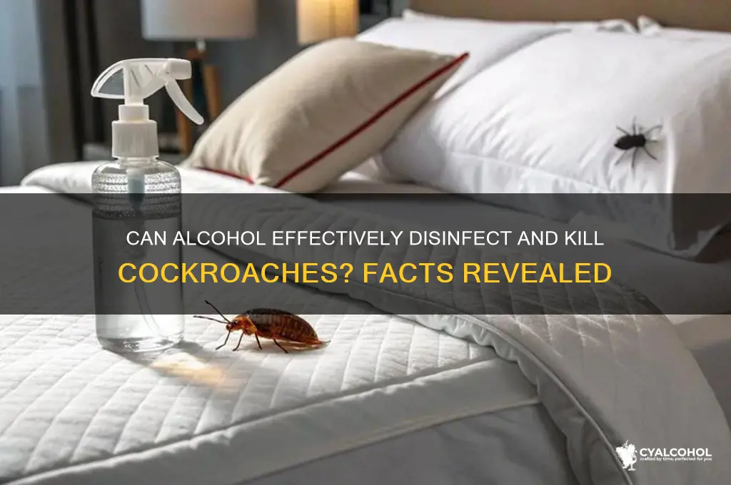 Does Rubbing Alcohol Kill Cockroaches