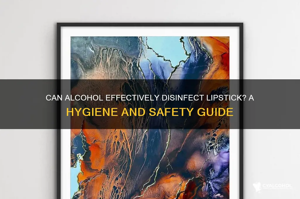 Can Alcohol Effectively Disinfect Lipstick? A Hygiene And Safety Guide ...