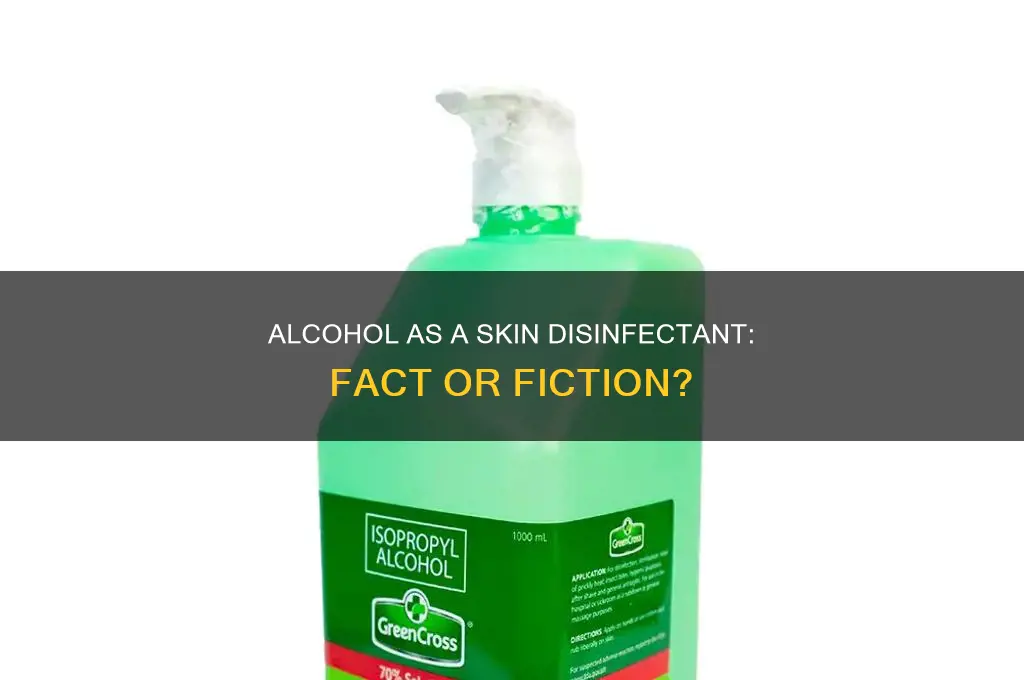 Alcohol As A Skin Disinfectant: Fact Or Fiction? | CyAlcohol
