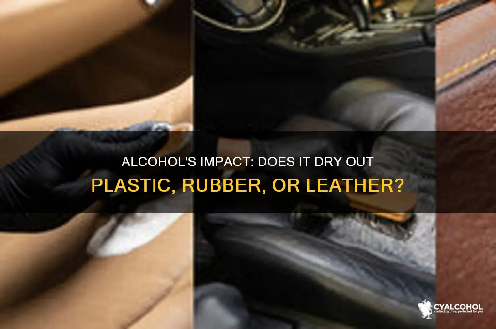 Alcohol's Impact: Does It Dry Out Plastic, Rubber, Or Leather? | CyAlcohol