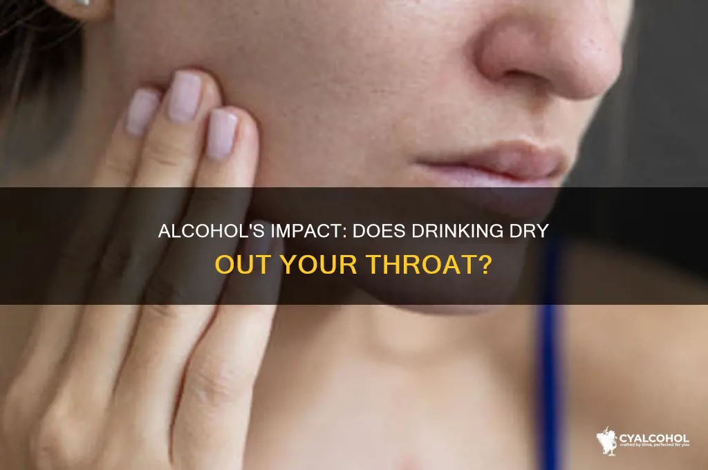 Alcohol's Impact: Does Drinking Dry Out Your Throat? | CyAlcohol