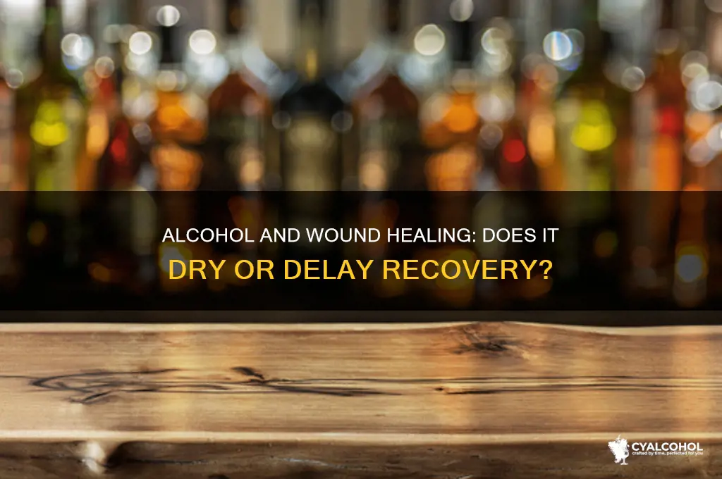 Alcohol And Wound Healing: Does It Dry Or Delay Recovery? | CyAlcohol