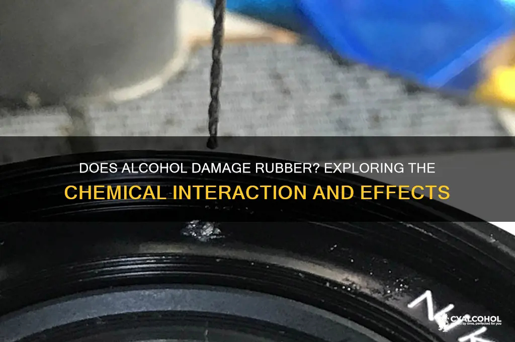 Does Alcohol Damage Rubber? Exploring The Chemical Interaction And ...