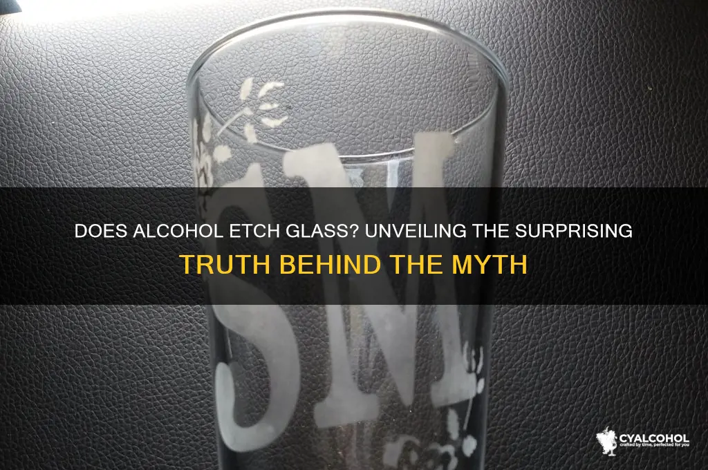 Does Alcohol Etch Glass? Unveiling The Surprising Truth Behind The Myth ...