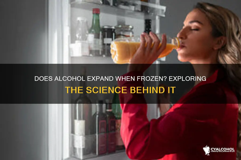 Does Alcohol Expand When Frozen? Exploring The Science Behind It ...