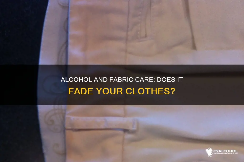 Alcohol And Fabric Care: Does It Fade Your Clothes? | CyAlcohol