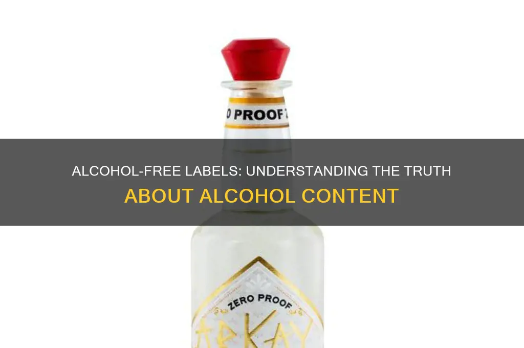 Alcohol-Free Labels: Understanding The Truth About Alcohol Content ...
