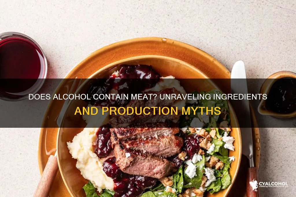 Does Alcohol Contain Meat? Unraveling Ingredients And Production Myths ...